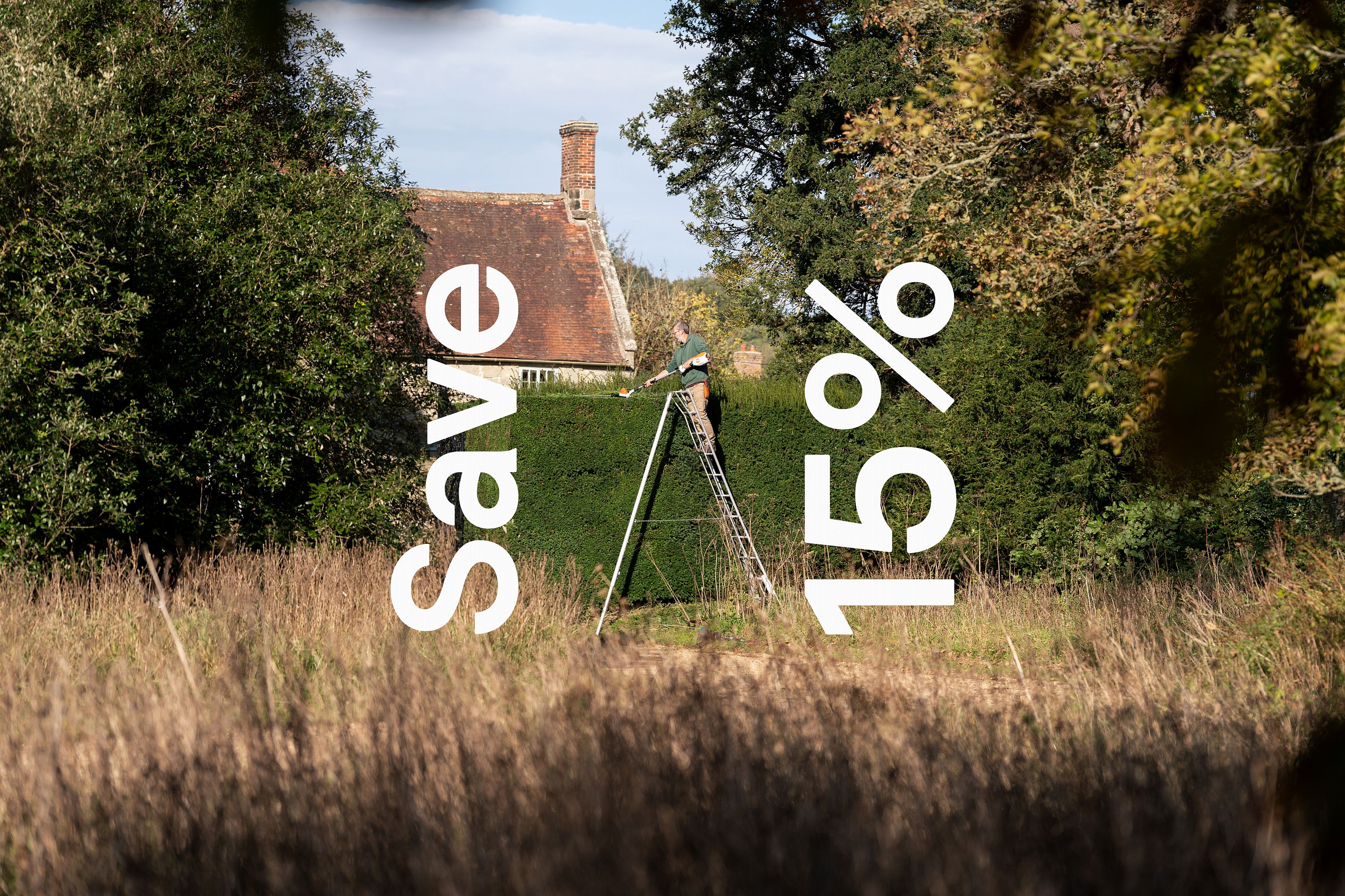 Save 15% on all Niwaki Tripod Ladders, Lucano Steps and Slim Steps