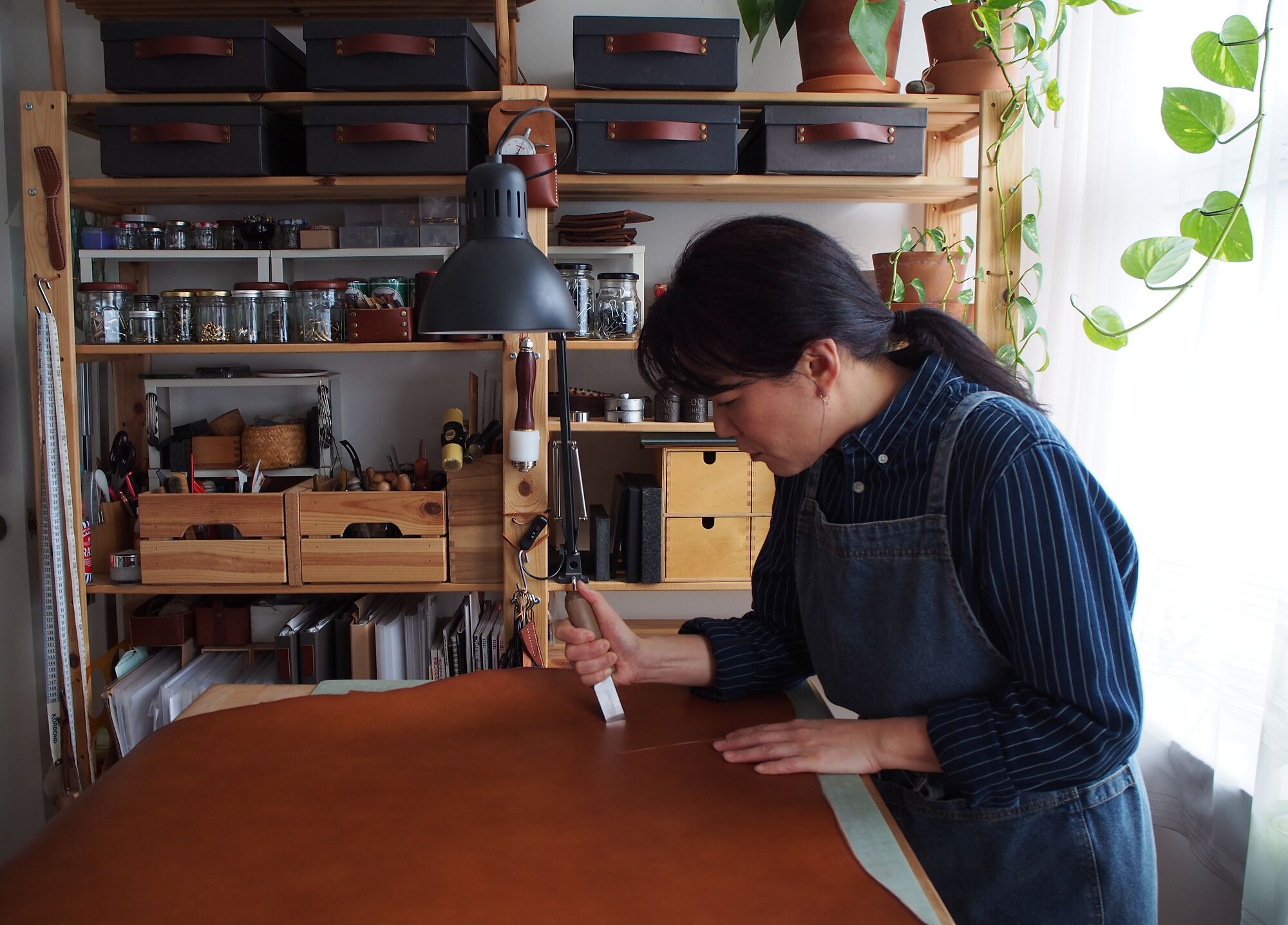 Niwaki Workshops: Create A Hand-Stitched Leather Secateur Holder