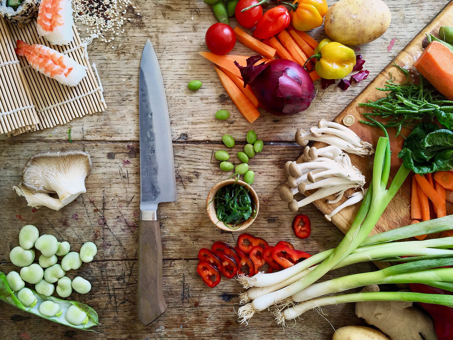 Niwaki Nashi Kitchen Knife range