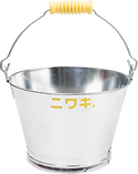 Japanese Galvanised Steel Buckets from Niwaki