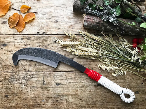 Rope Lashed Hatchet - For Woodland Work