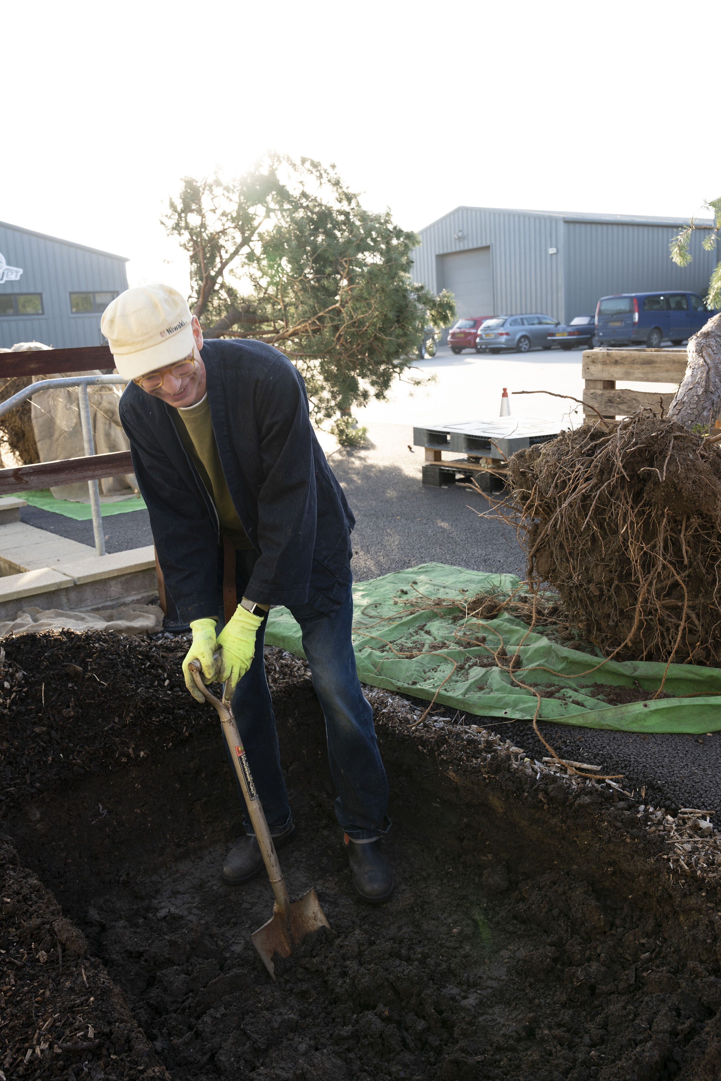 Nemawashi tree planting at Niwaki HQ