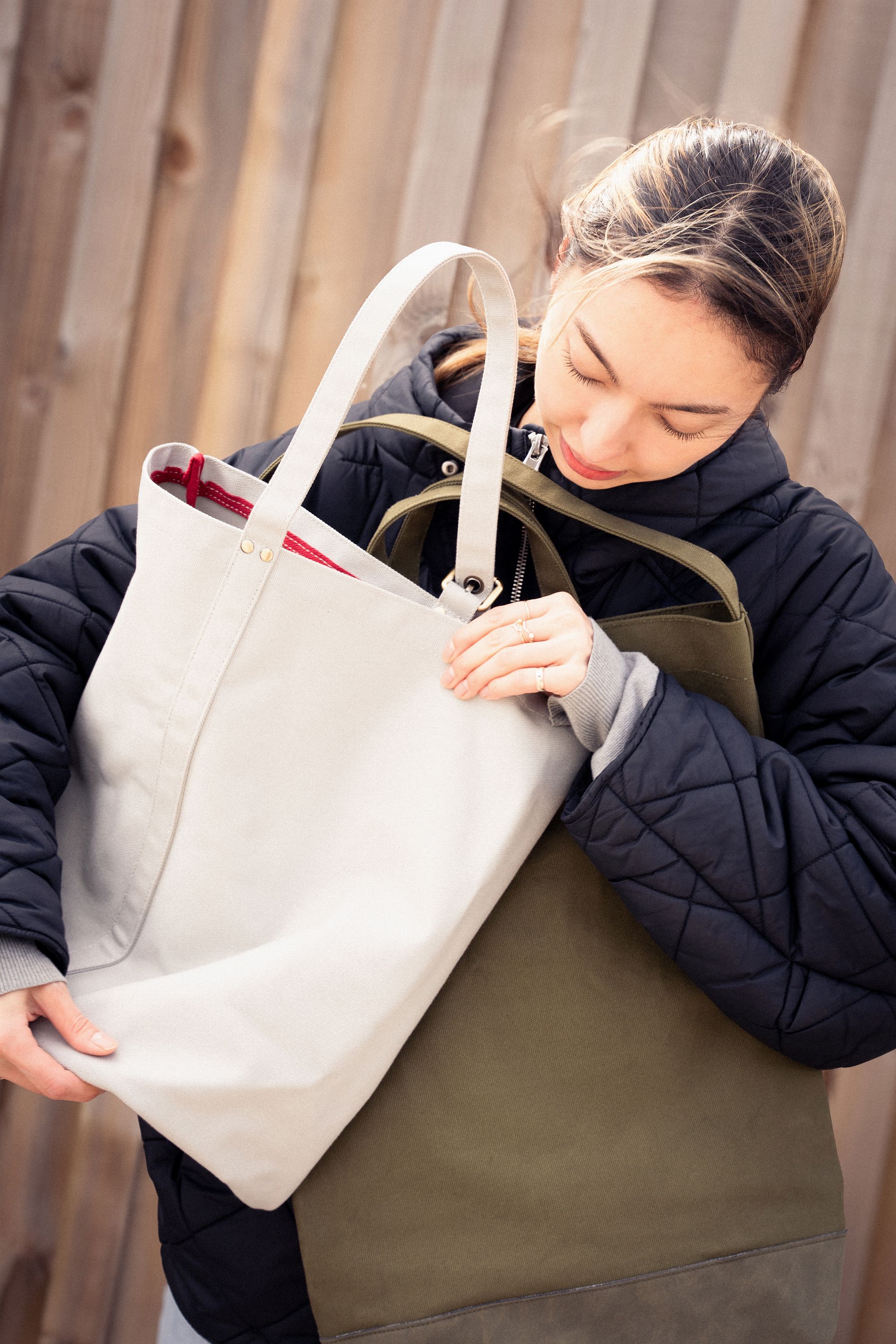 B:MING by BEAMS x Niwaki special edition Daikon Tote and Kantan Bag