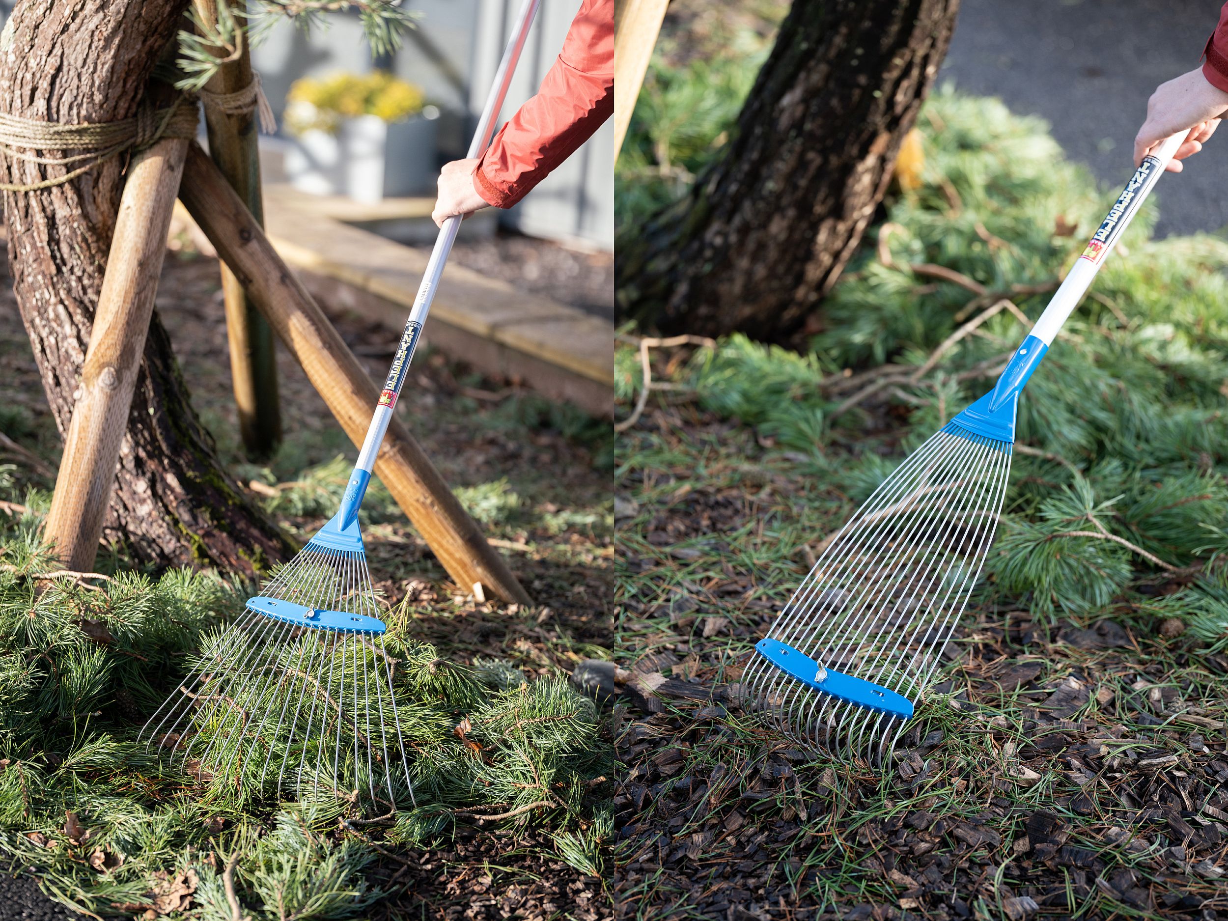 Niwaki Aluminium Rake: lightweight, strong and adjustable