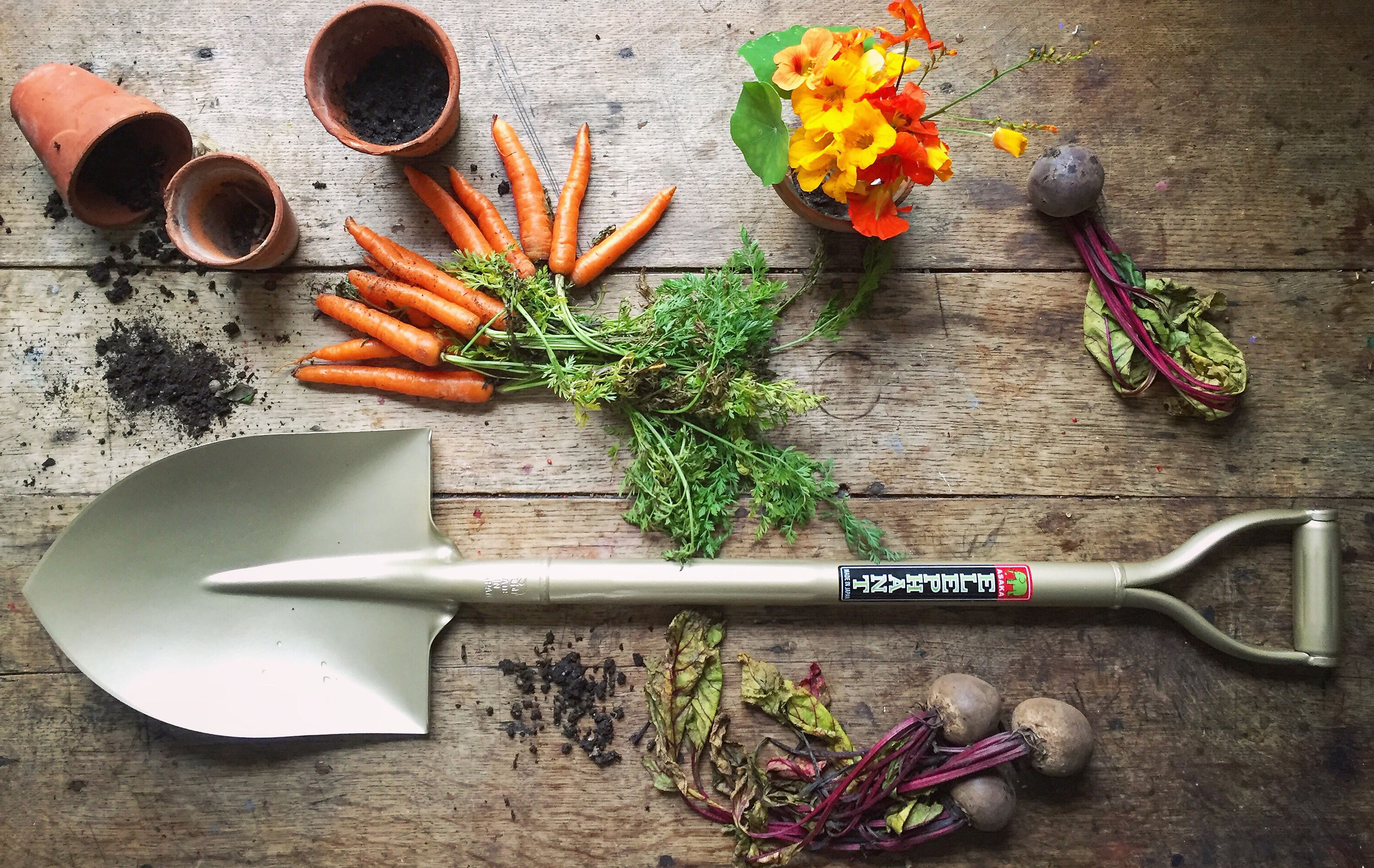 Golden Spade For Digging In The Garden - Niwaki